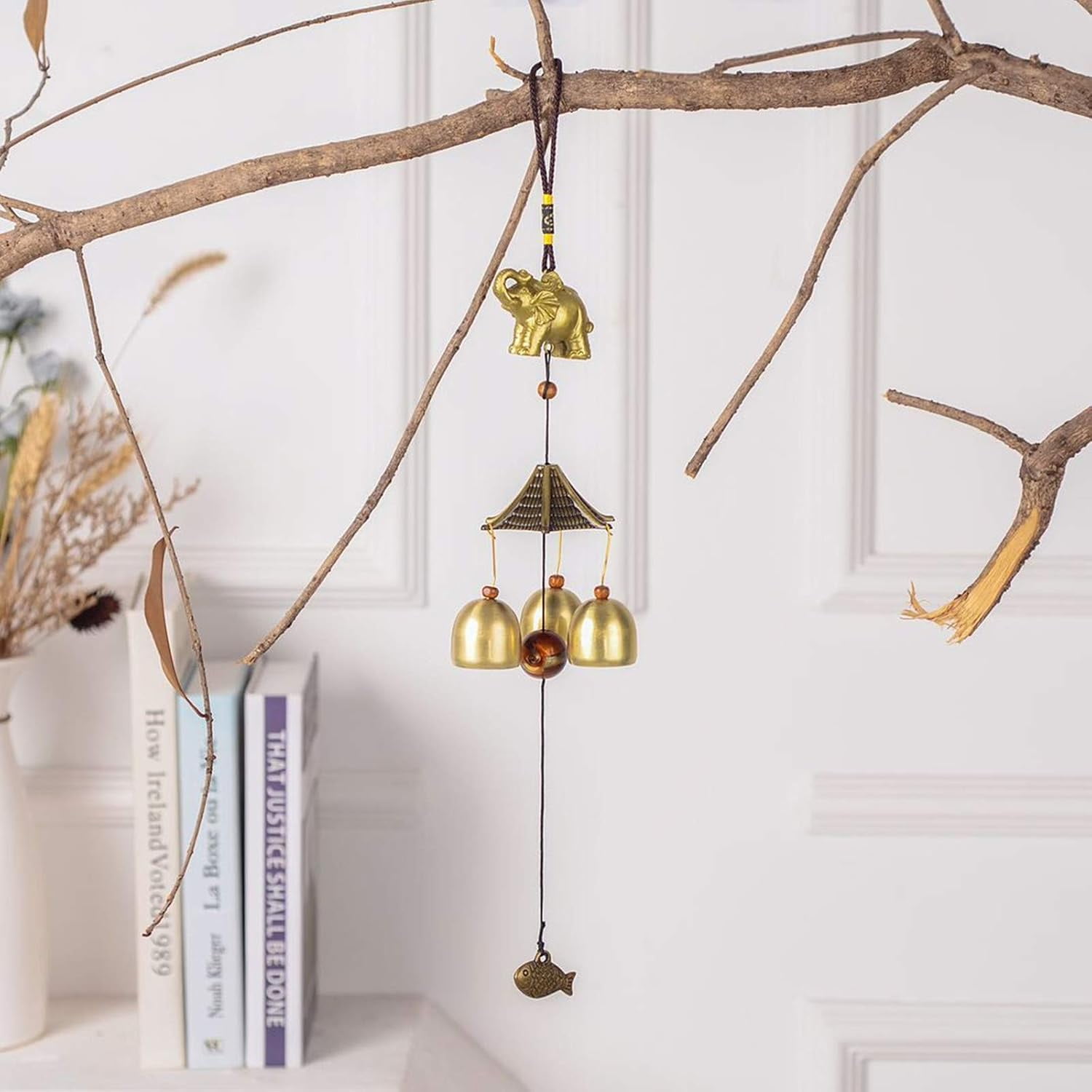 Wind Chimes, Chinese Lucky Wind Chimes Metal Feng Shui Wind Bell ...