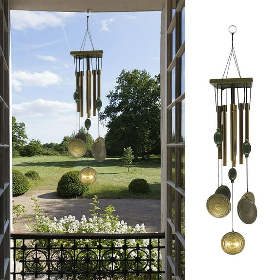 Wind Chimes Outdoor Deep Tone, Wind Chime Outdoor Sympathy Wind-Chime ...