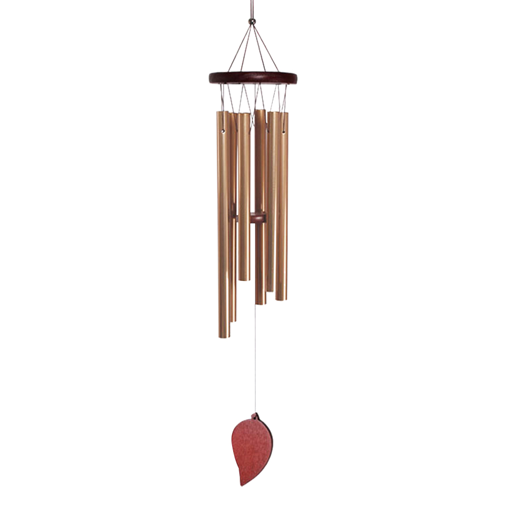 Wind Chimes Outdoor Hanging Decor Wooden Windchimes Metal Aluminum ...