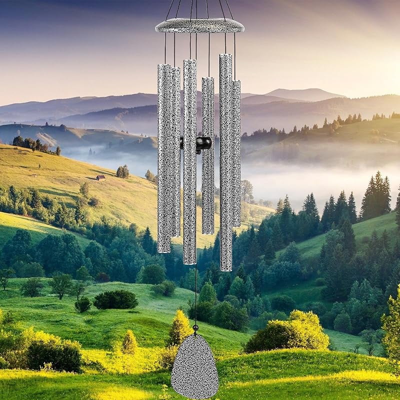 Wind-Chimes-Outdoor-Large-Decor, Deep Tone Soothing Melodic Tones ...