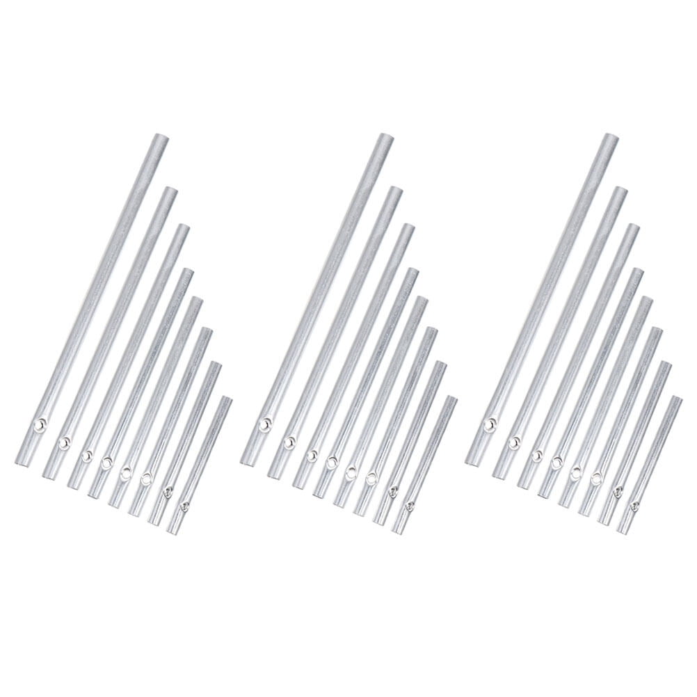 NIAIZEK 24Pcs Aluminum Wind Chime Tubes Metal Tubes for Crafting ...
