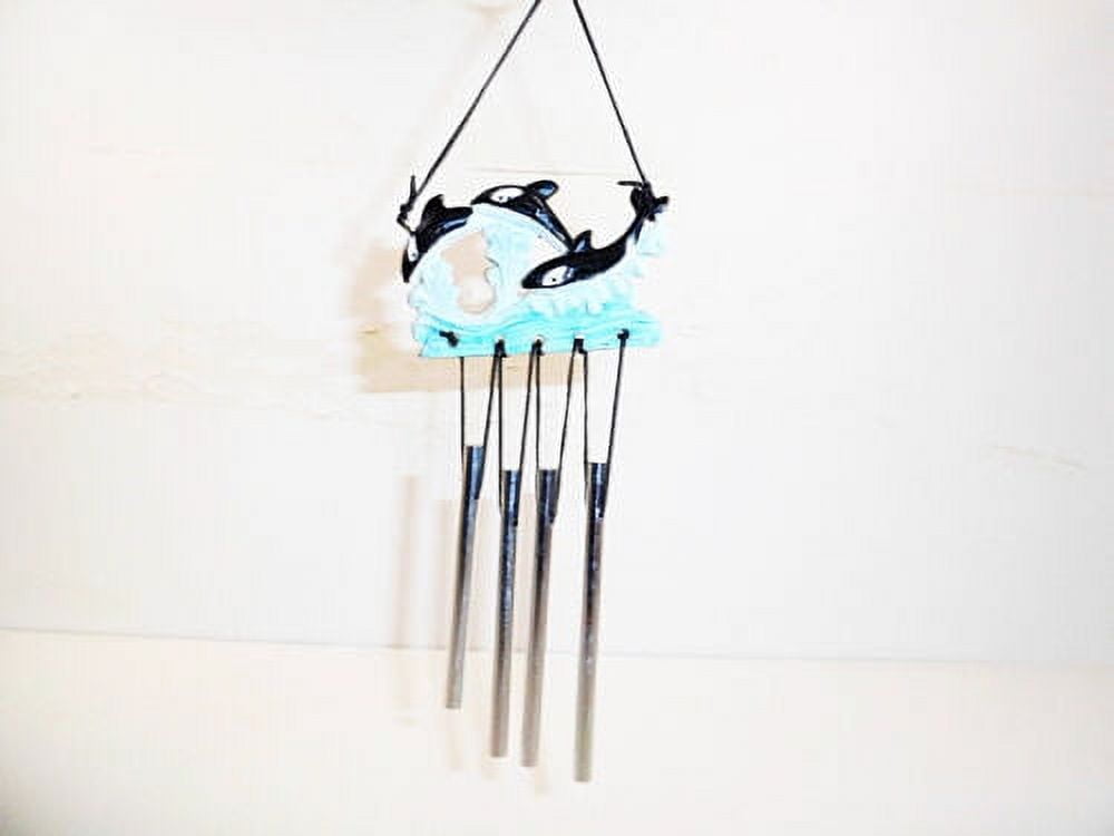 Wind Chimes Unique Metal Small Chime Ornament Orca Whales - Walmart.com