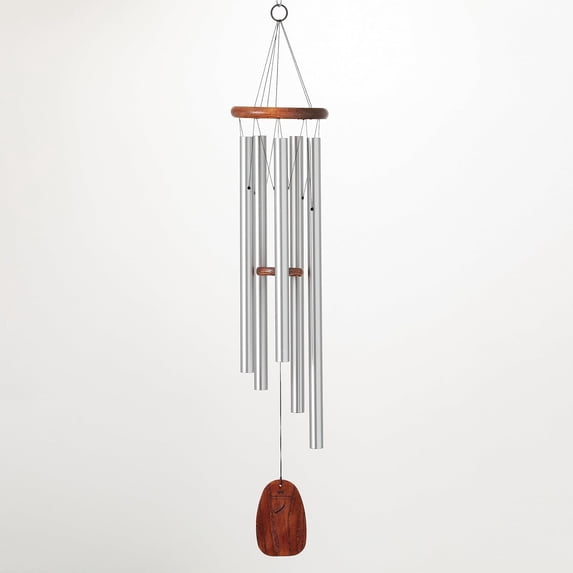 Wind Chimes for Outside 40” Barbershop Harmony Windchime Silver Large ...