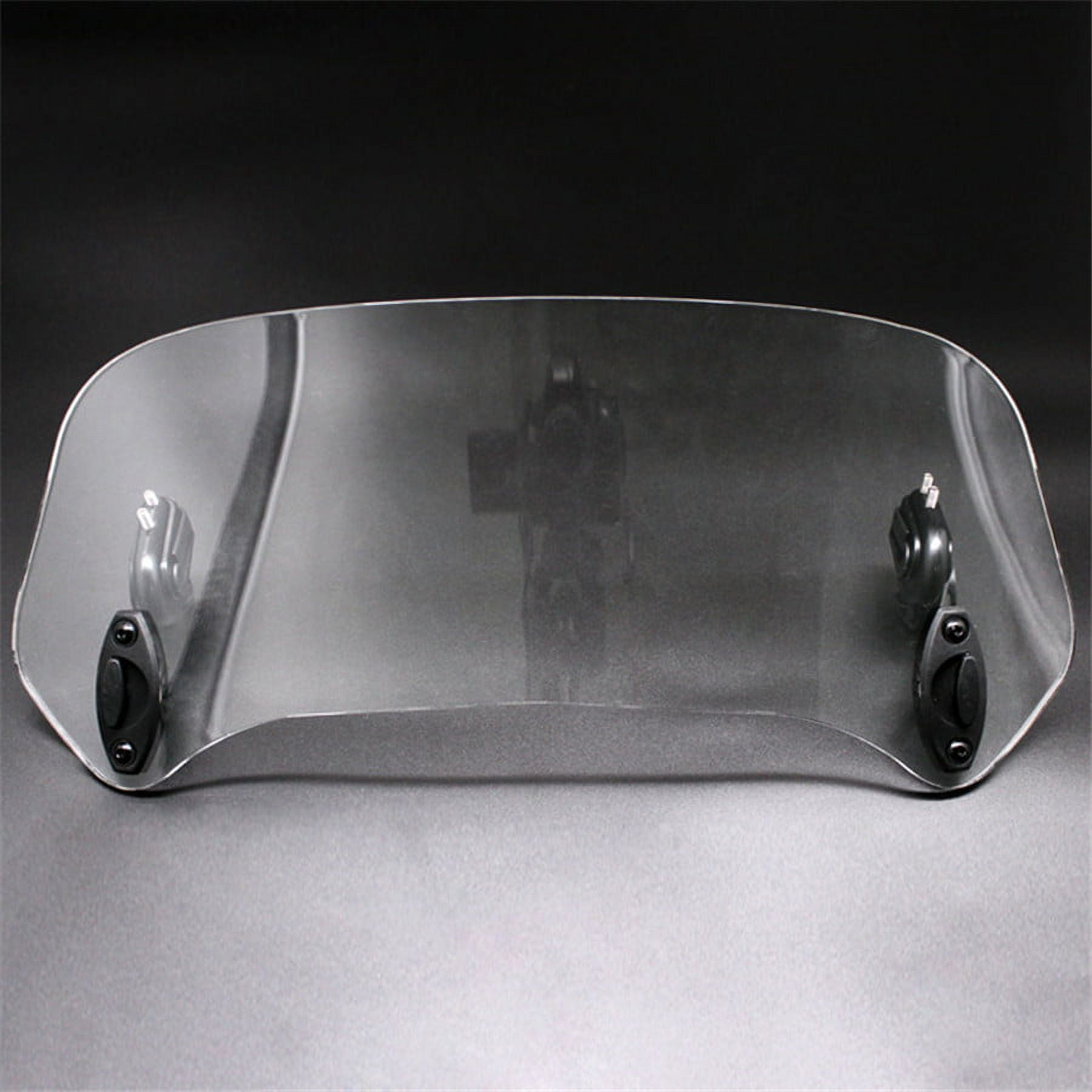 Wind Deflector Windshield Windscreen Adjustable Motorcycle Spoiler ...