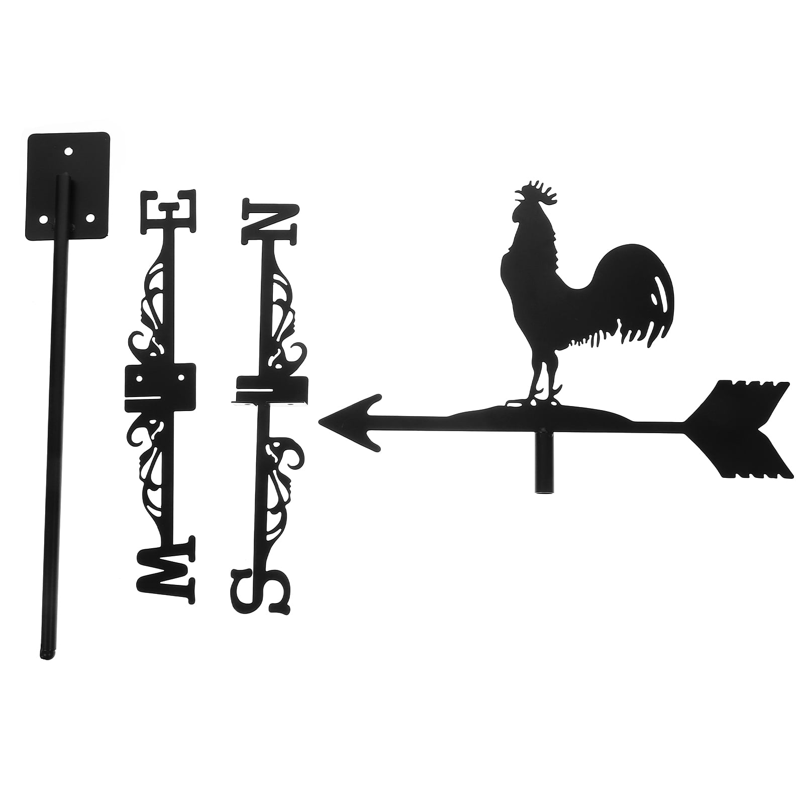 Wind Direction Indicator Rooster Weather Vane Roof - Walmart.com