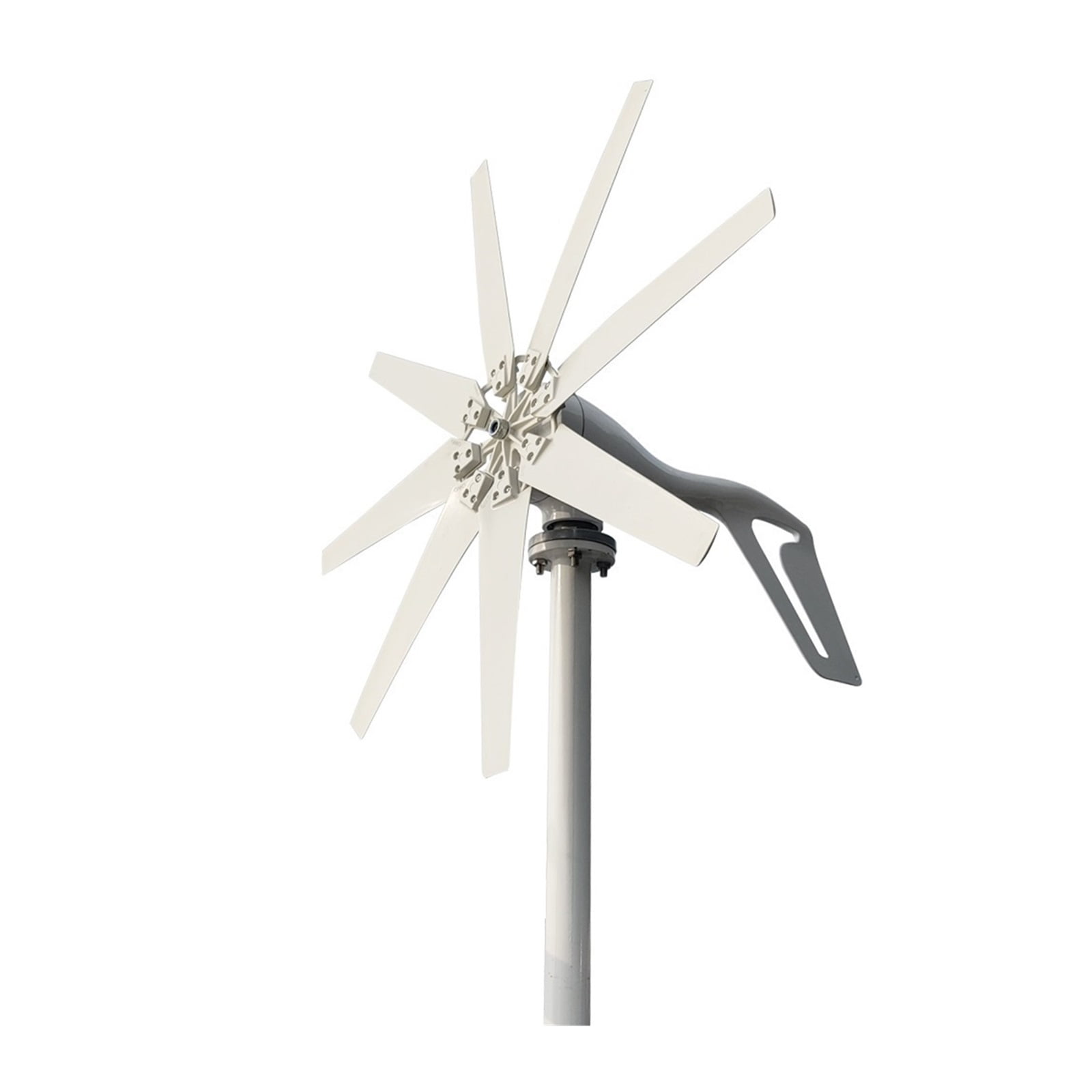 Wind Energy Turbine Generator 2000w 12v 24v 48v 8 Blades With Off Grid ...
