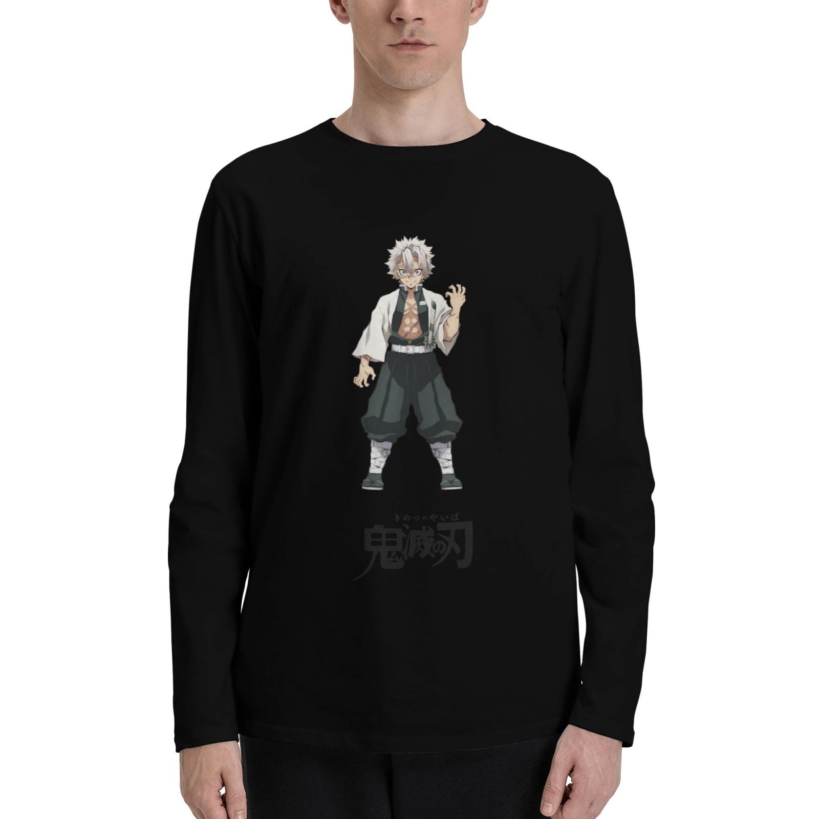 Wind Hashira Sanemi Shinazugawa Demon Slayer Long Sleeve Sweatshirt ...