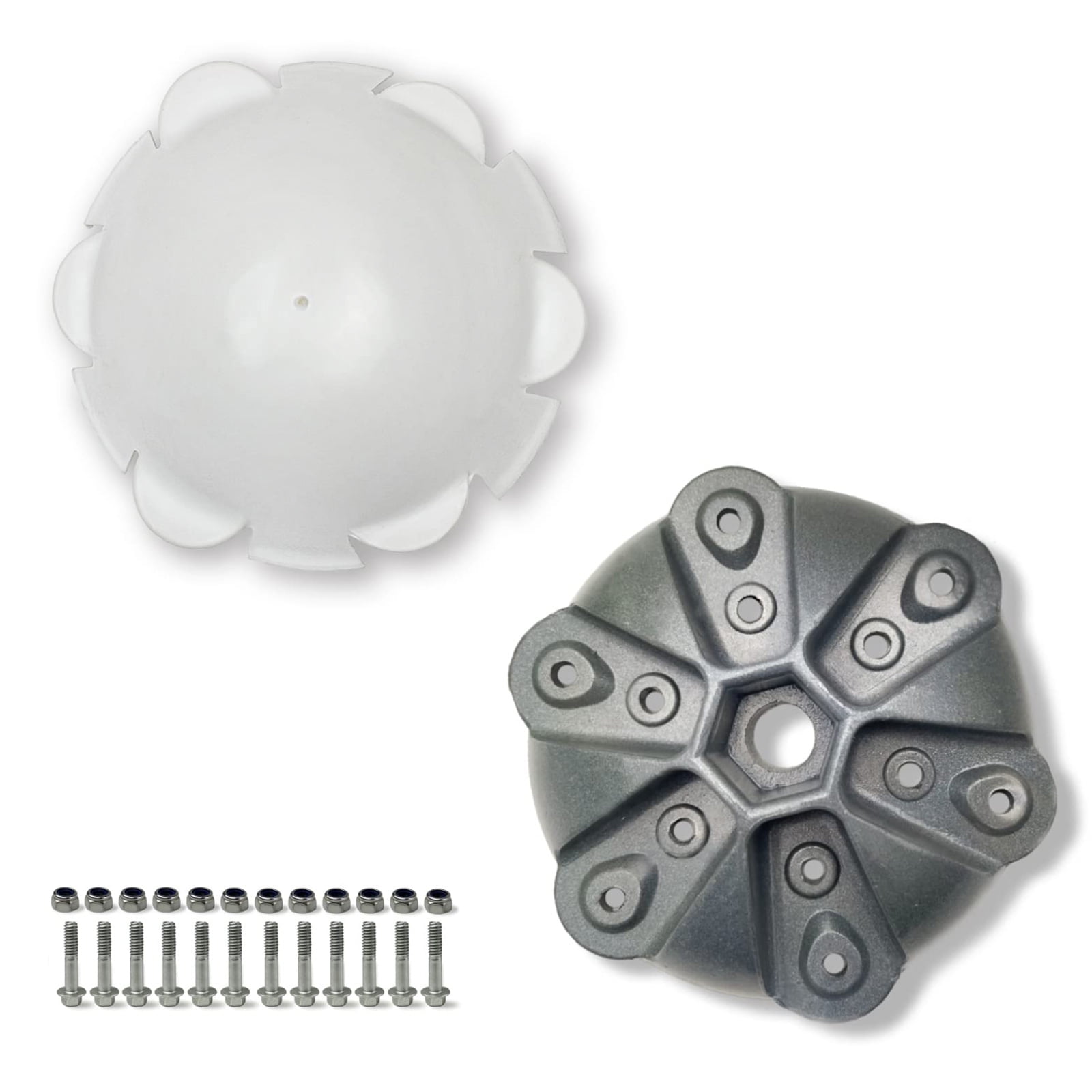 Wind Hub Caps with 3/5/6 Screw Sets, 135mm Lightweight Housing for ...