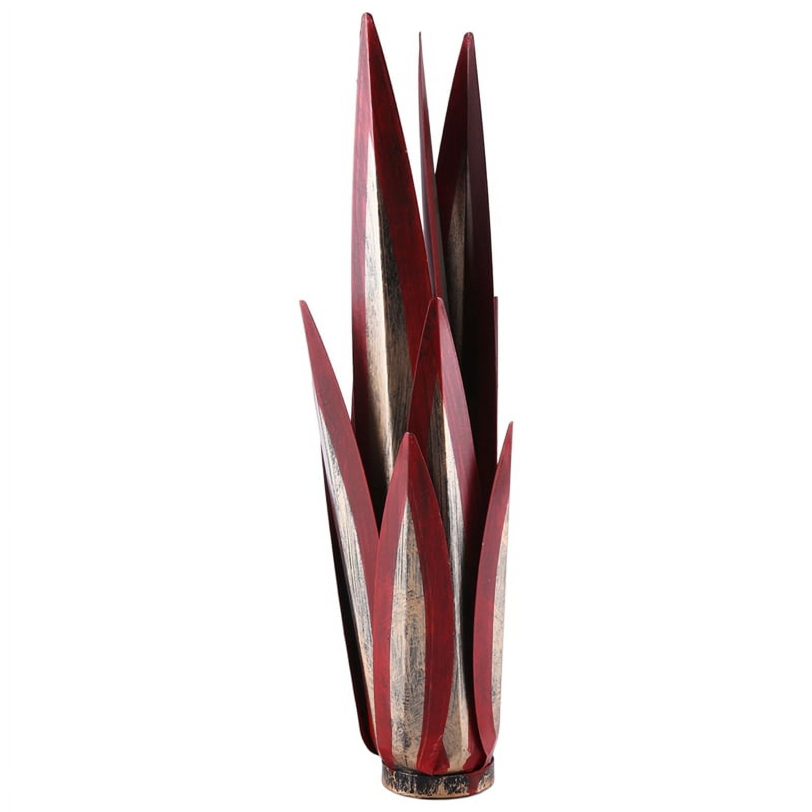 Wind Metal Agave Art Plant Garden Sculpture Outdoor Decoration Lawn (12 ...