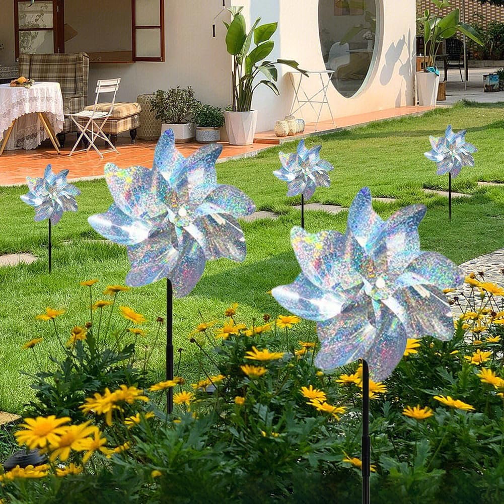 Wind Mill for Yard and Garden, Bird Avoid Devices Outdoor, Reflective ...