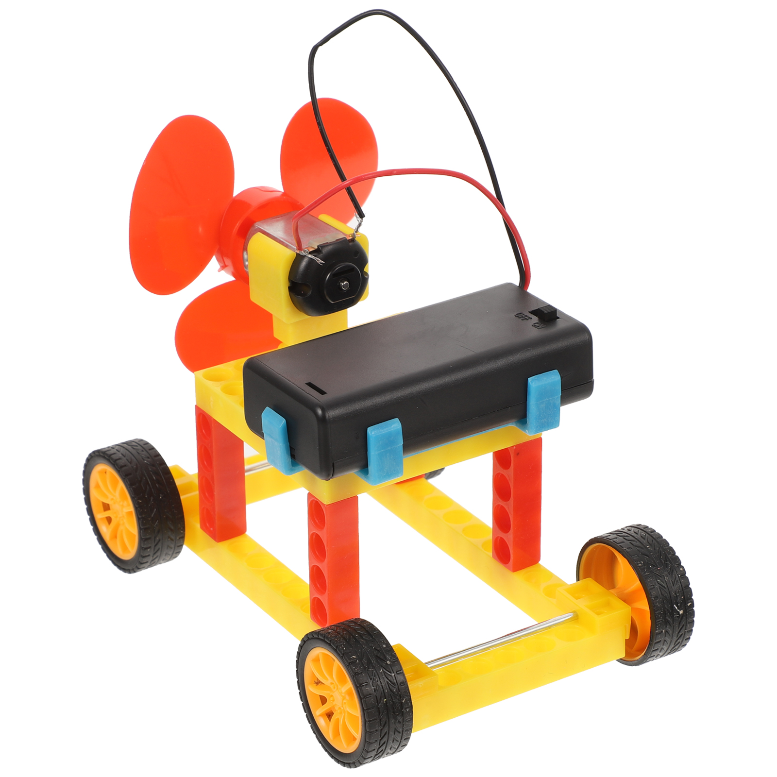 Wind Power Car Assemble Toy Building Learning Kit Pupils Child ...