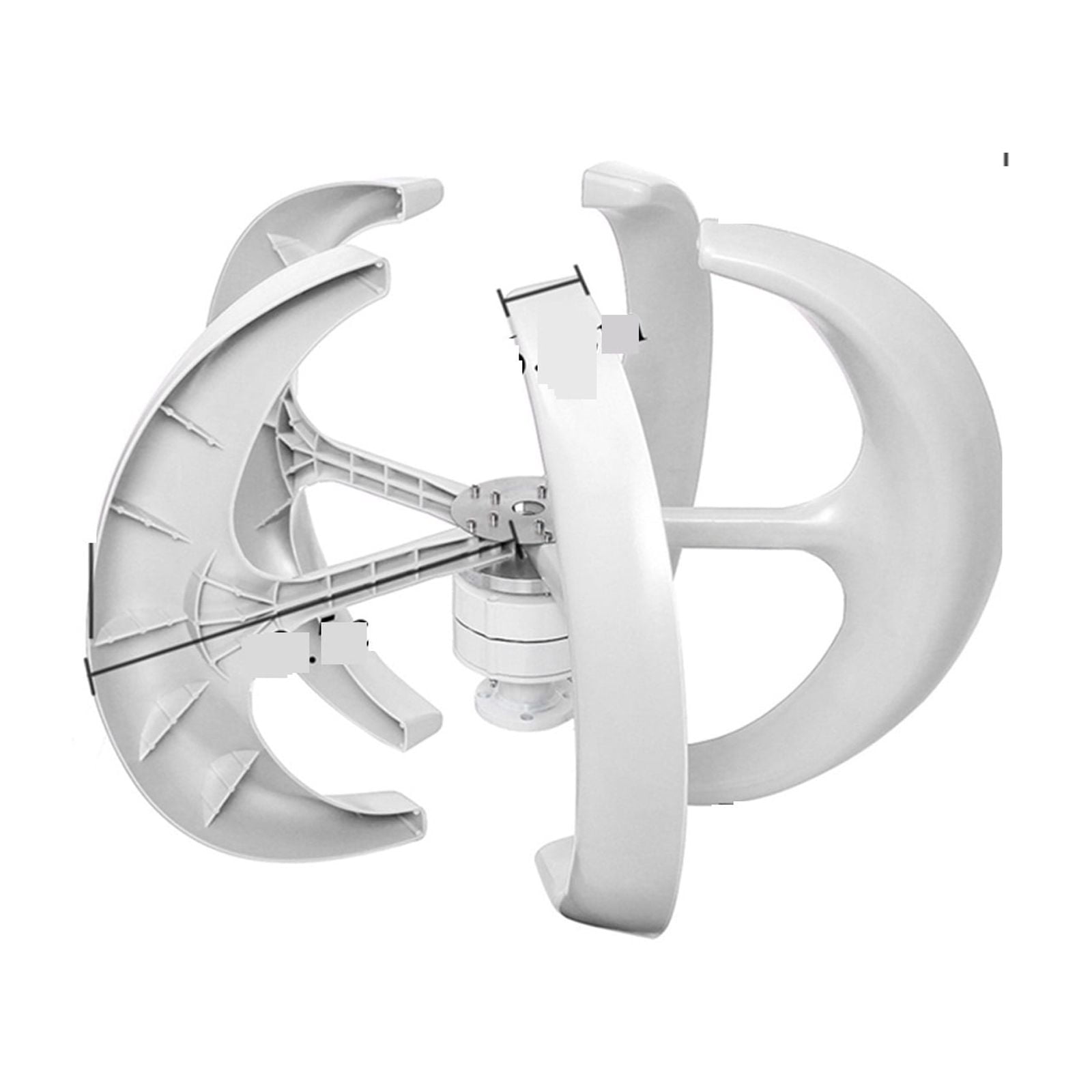 Wind Power Turbines Generator 5KW 12/24/48V 5 Blades generator Lantern wind turbines Vertical ...