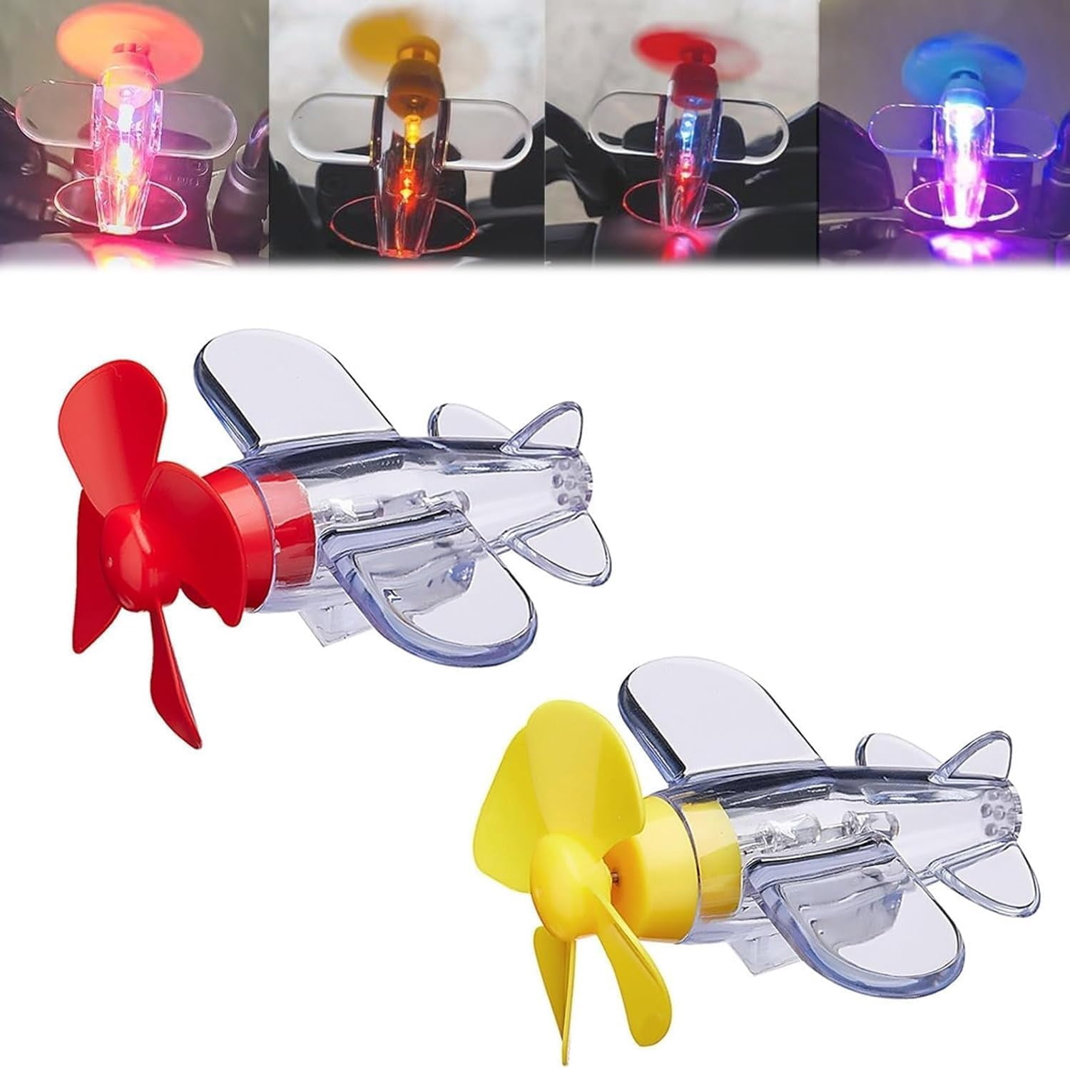 Wind-Powered LED Airplane Propeller, LED Airplane Propelle, Light up ...