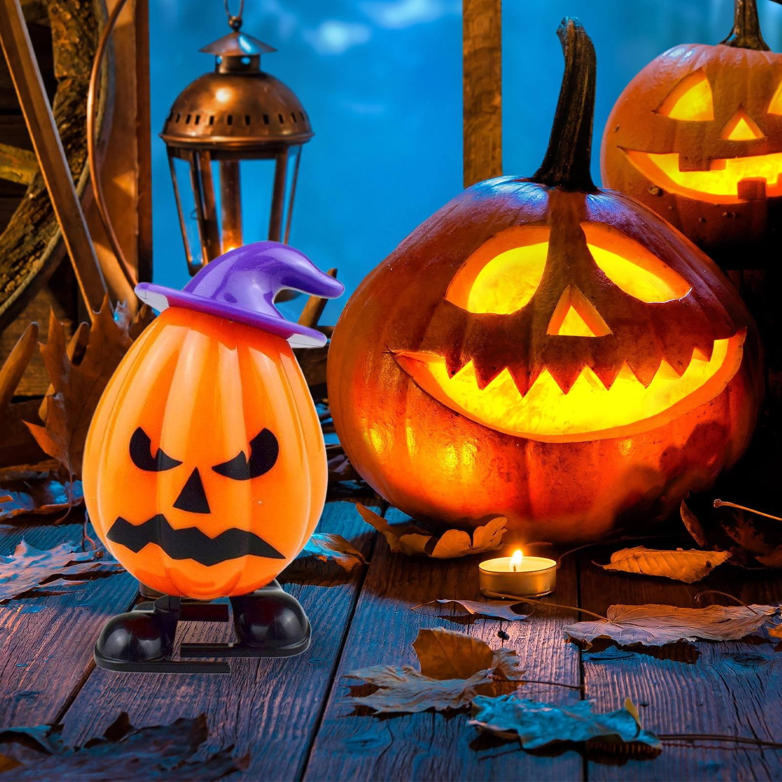 Wind Up Pumpkin, 1 Pc Wind Up Toys, Assorted Novelty Jumping and ...