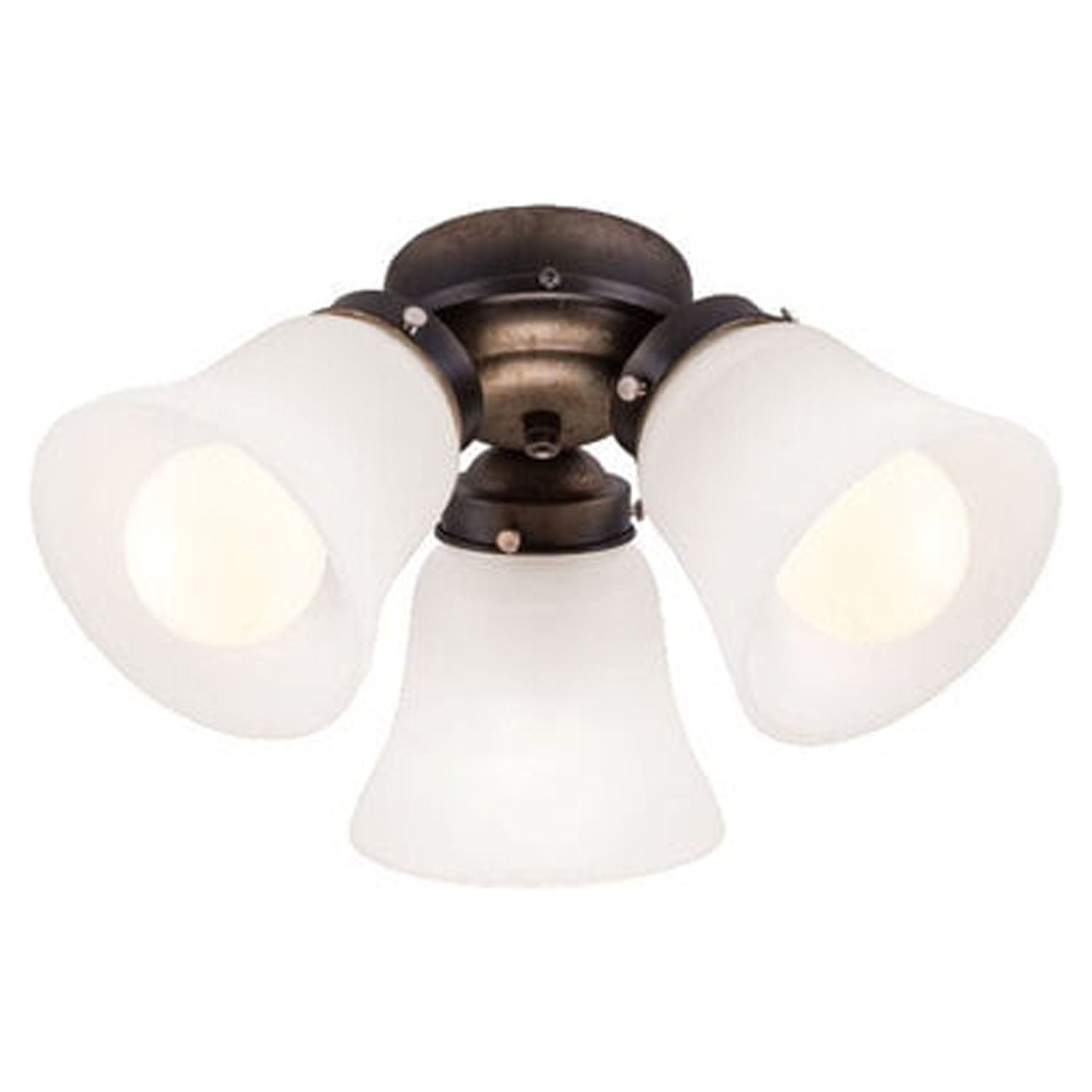 Wind River 3-Light French Beige White Glass LED - Walmart.com