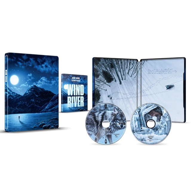 Wind River (Steelbook) (Walmart Exclusive) (4K UHD + Blu-ray + Digital ...
