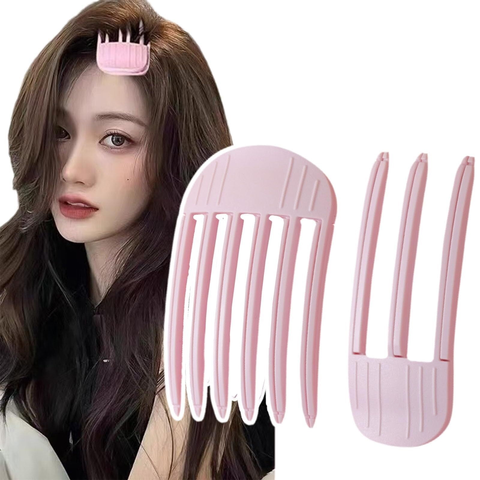 Wind Shaping Styling Comb for Fluffy Bangs, Wide-Tooth Design, No-Trace ...