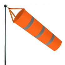Anley Outdoor Large 30 Inch Orange Windsock with Rip-Stop Nylon ...