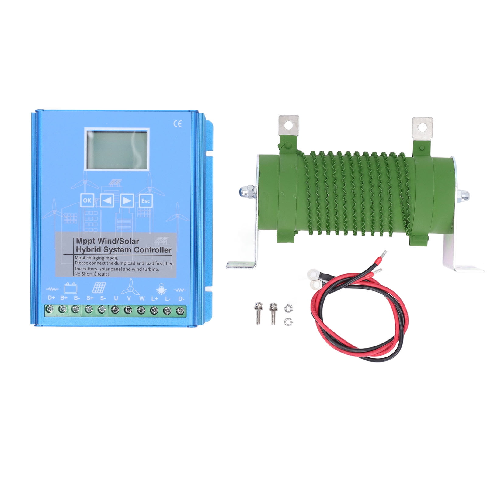 Wind & Solar Hybrid Controller MPPT PWM Charging 800W Wind 600W PV ...