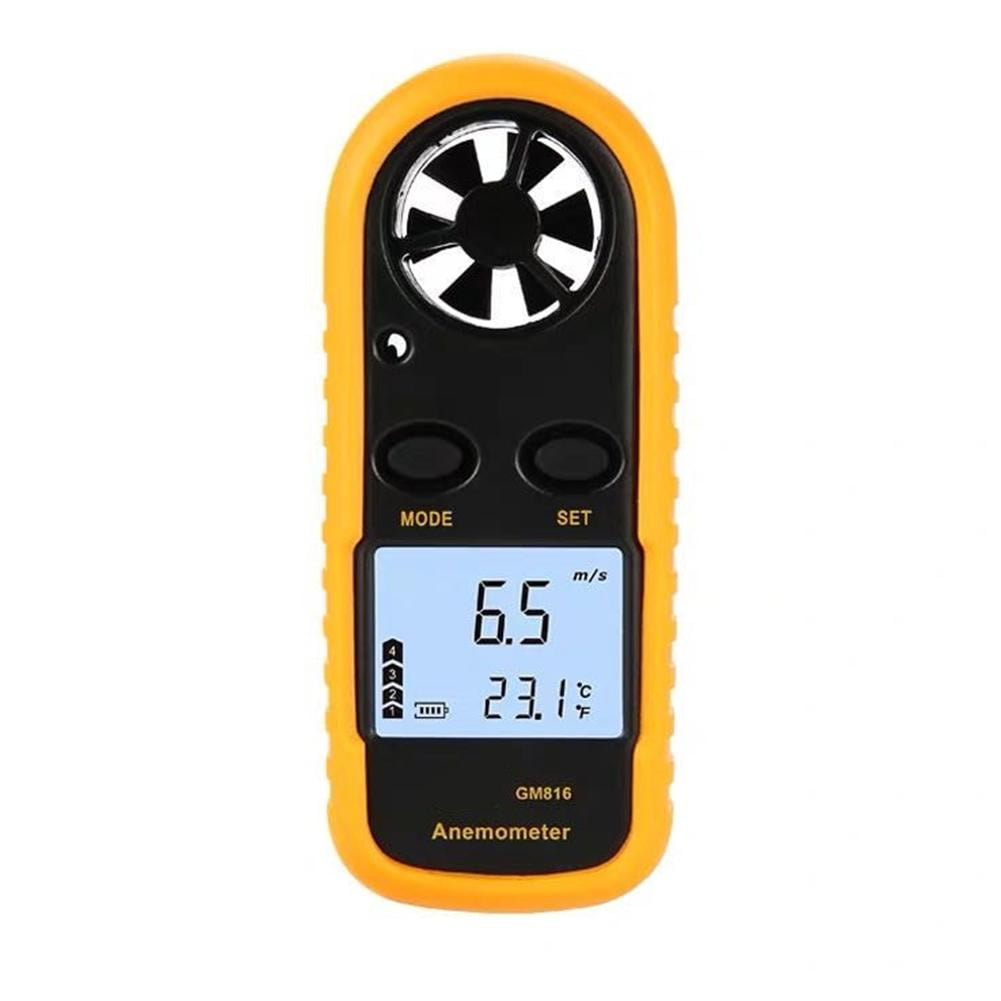 Wind Speed Measuring Instrument A Gm816 Mini Anemometer Anemometer Wind ...