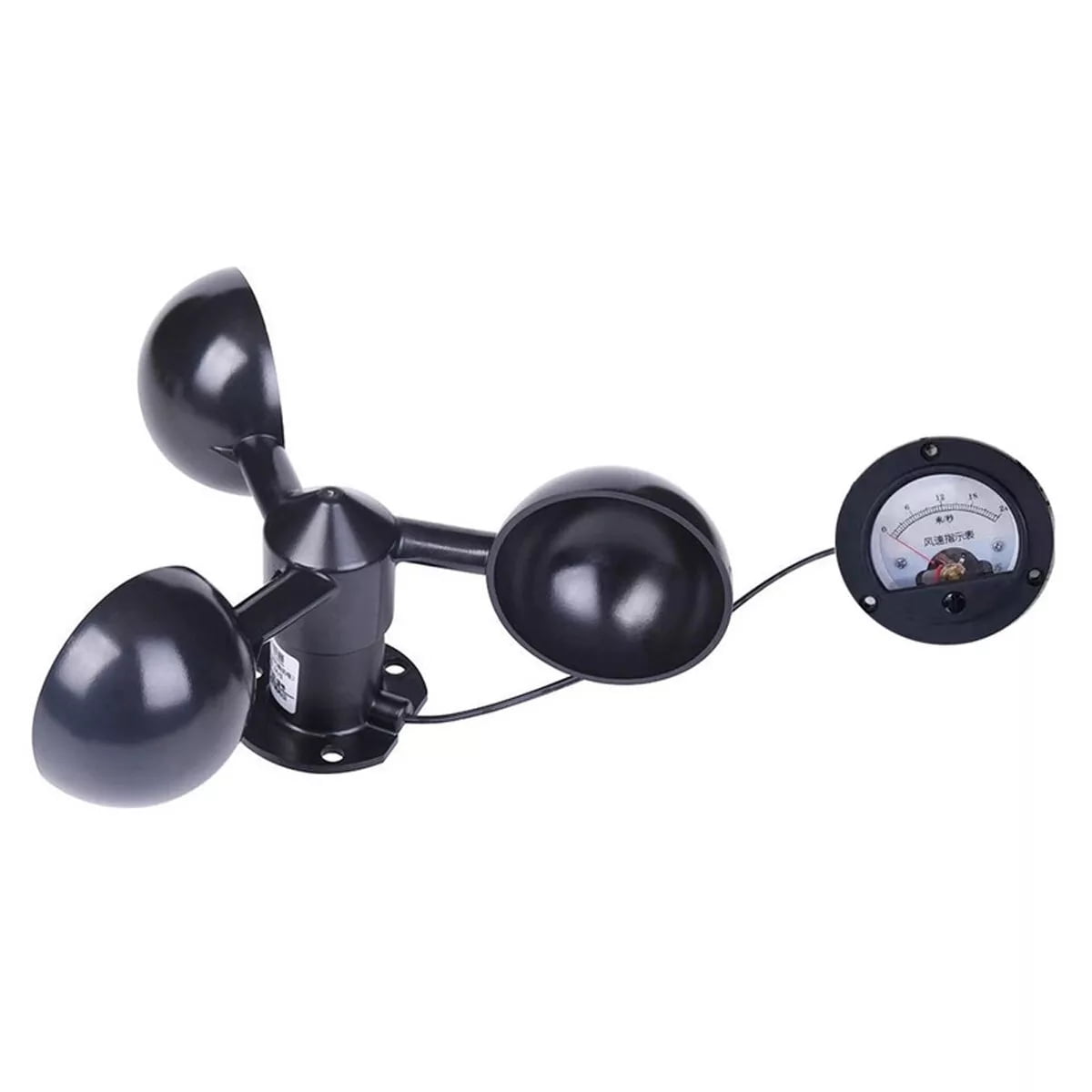 Wind Speed Sensor 3 Cup Anemometer Automatic Display With A Self ...