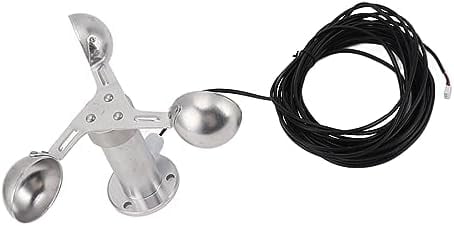 Wind Speed Sensor, Accurate Measuring 360 Degree Aluminium Alloy 3 Cups ...