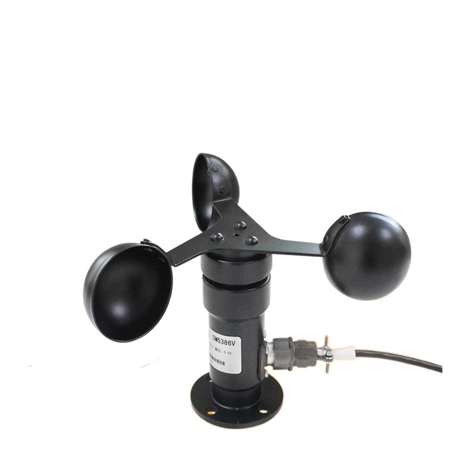 Outdoor Anemometer Three-cup Integrated Wind Speed & Direction Sensor ...