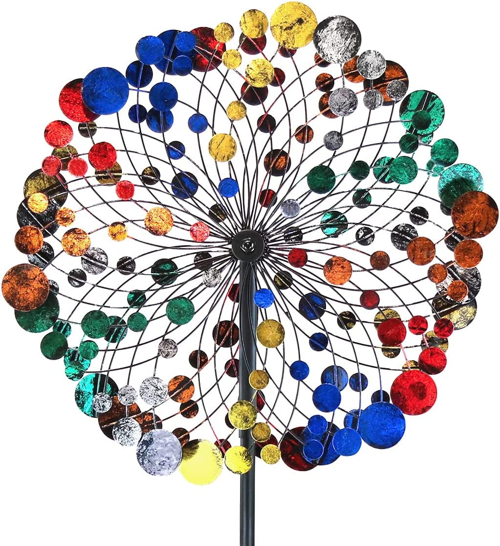 Wind Spinner -Double Blade Easy Spinning Kinetic Wind Spinner for ...