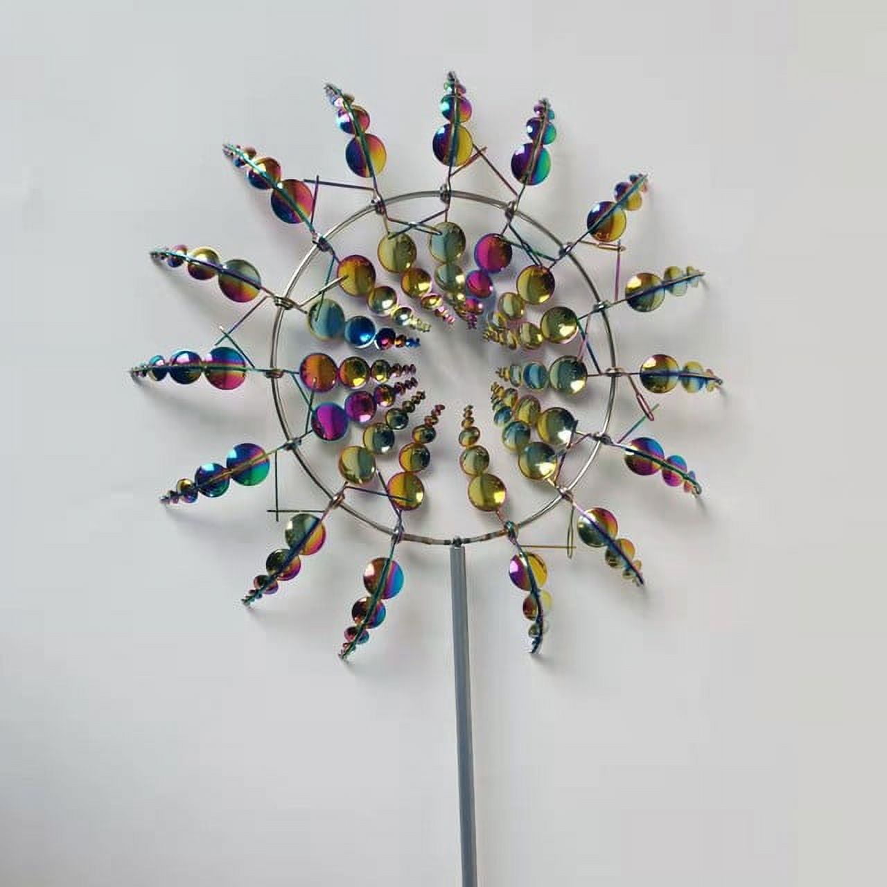 Wind Spinner Windmill Rotating Garden Decoration Outdoor Metal Garden ...