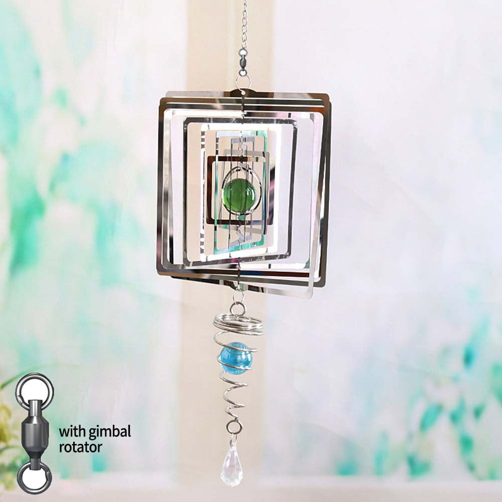 Wind Spinner with Crystal Ball, Beautiful Wind Chimes for Home Décor ...