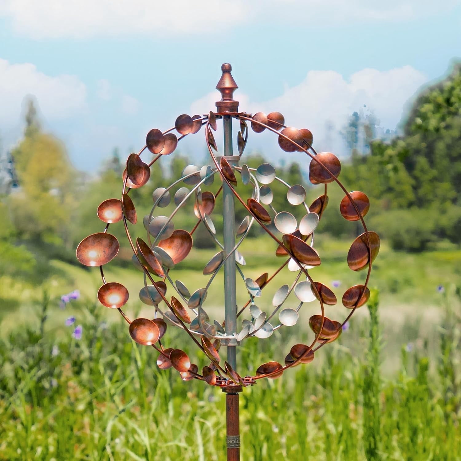 TRAMULL, Wind Spinners Outdoor, 75 Inch Large Metal Kinetic Wind ...