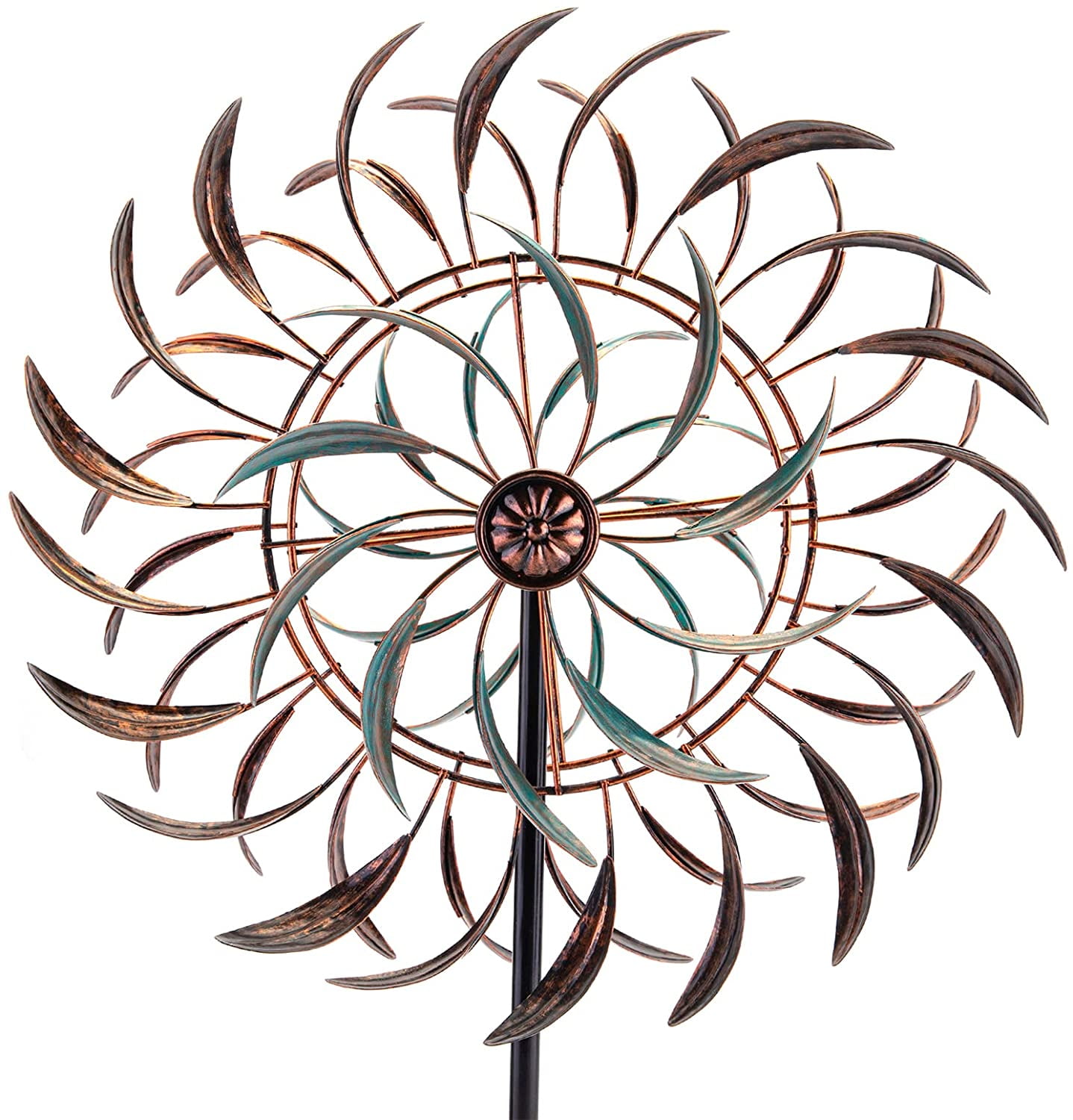Wind Spinners Outdoor Metal Large 360 Degrees Kinetic Wind Sculptures ...
