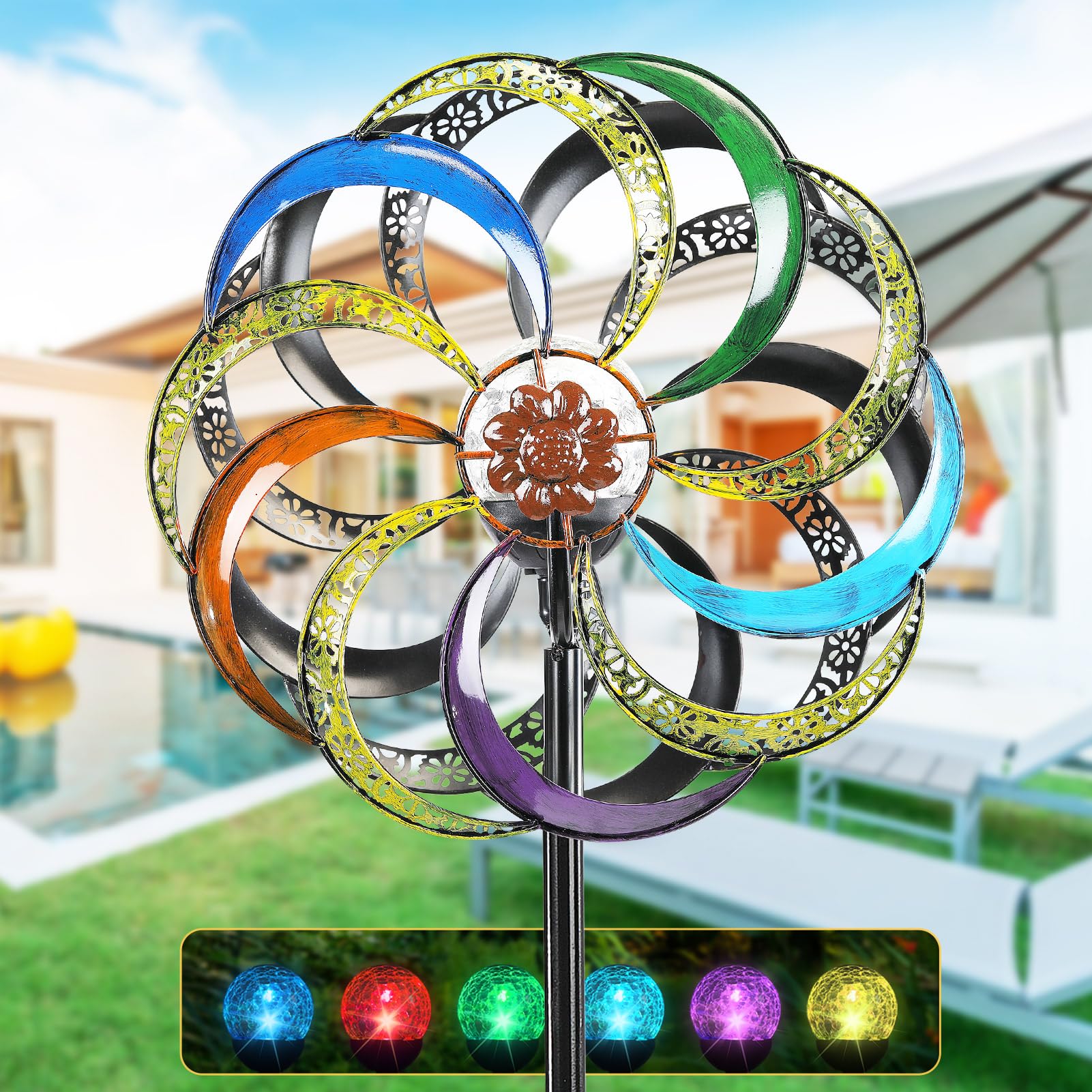 Wind Spinners for Yard and Garden Large-Wind Sculptures & Spinners ...