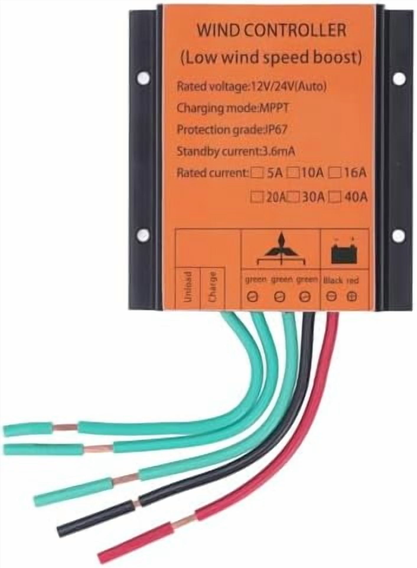 Wind Turbine Charging Controller, Auto Match MPPT Mini Wind Turbine ...