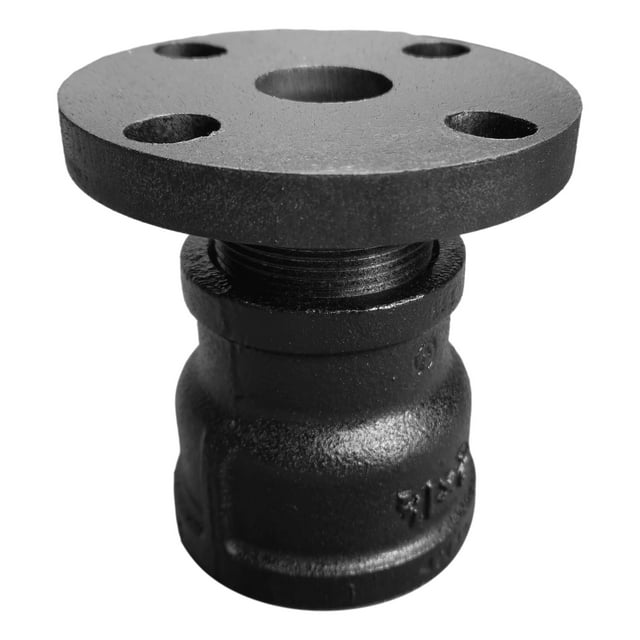 Wind Turbine Flange to Threaded Pipe Adapter for 1-1/2 or 2 Pipe, NPT ...