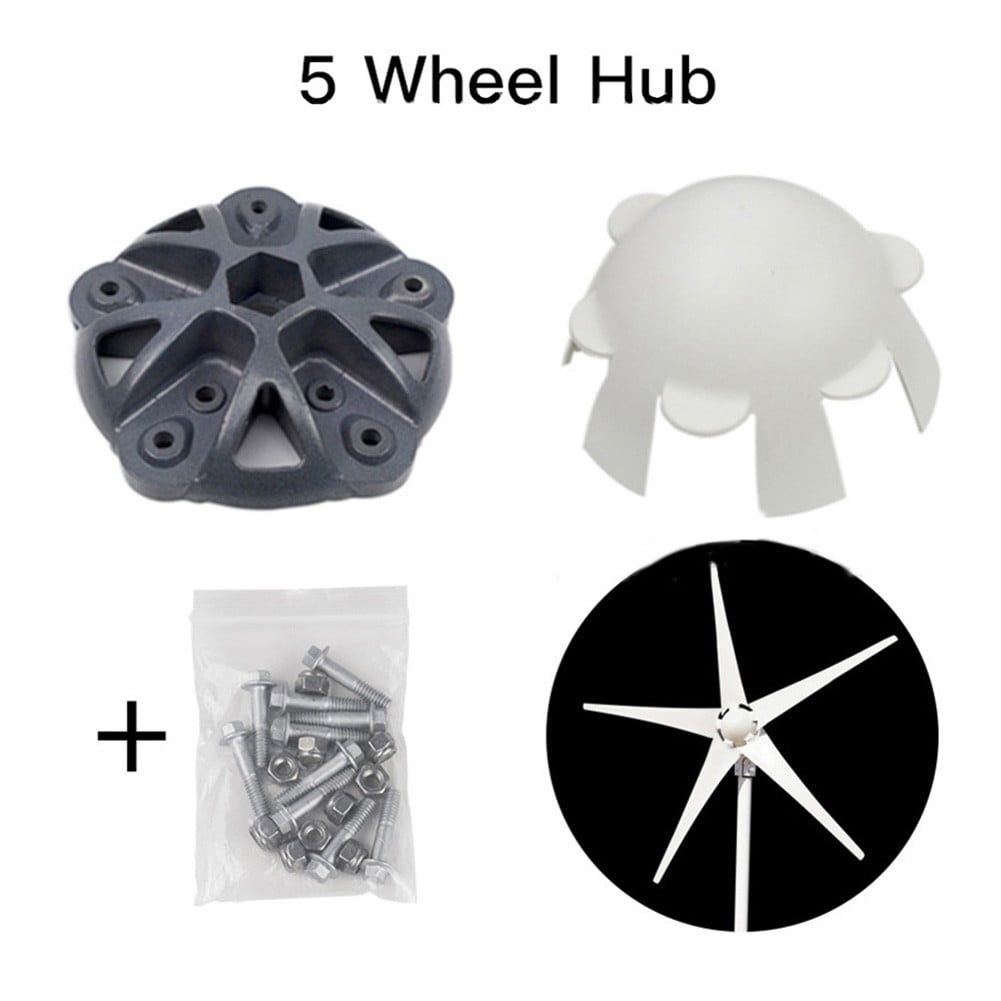 Wind Turbine Hub Cap Diy With 3/5/6 Blade Screws And Nuts Kit For Wind ...