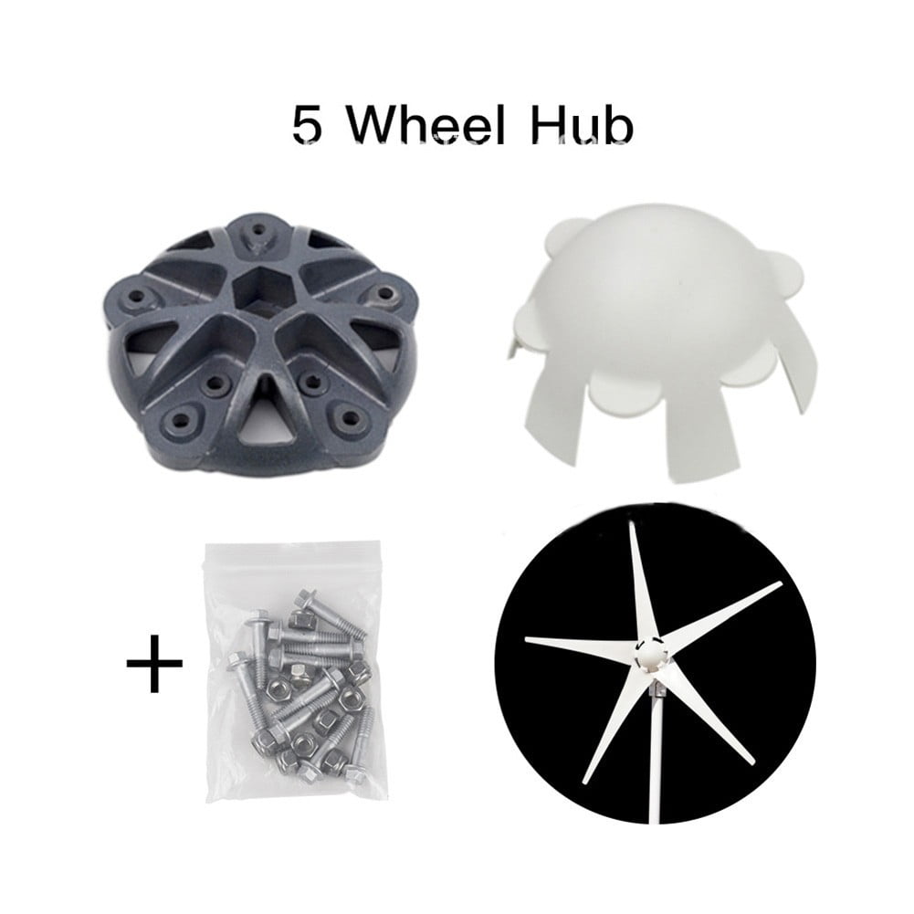 Wind Turbine Hub Cap DIY with 3/5/6 Blade Screws and Nuts Kit for Wind ...