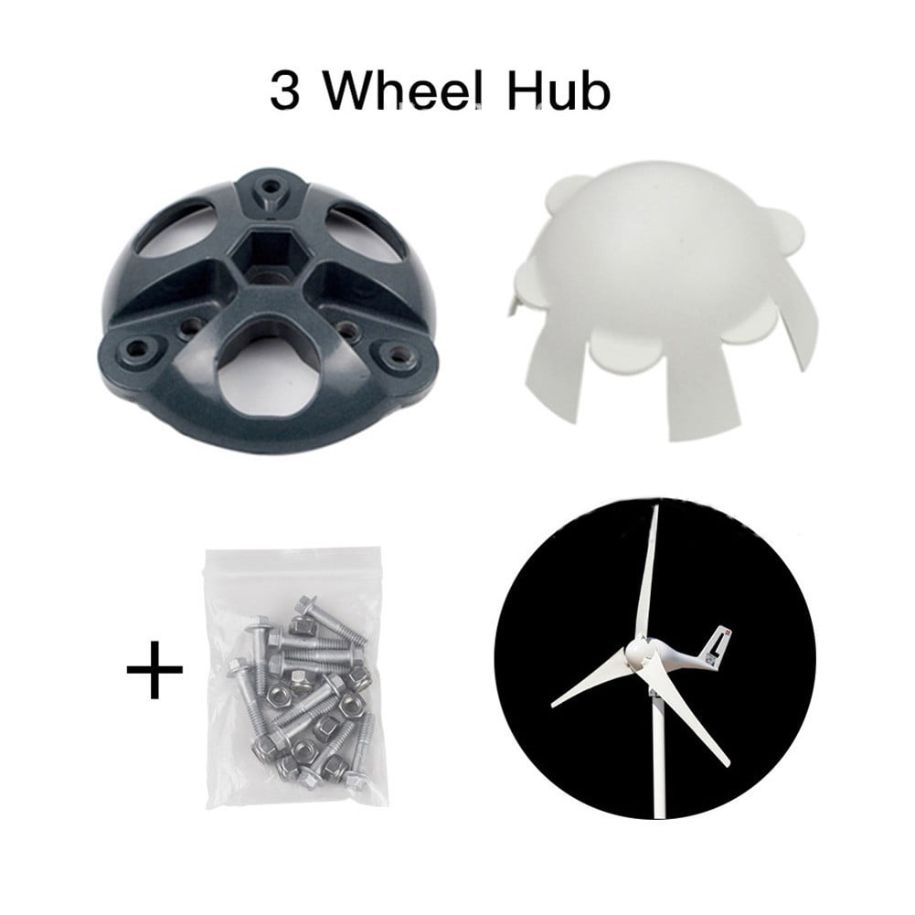 Wind Turbine Hub Cap Diy with 3/5/6 Blade Screws And Nuts Kit for Wind ...