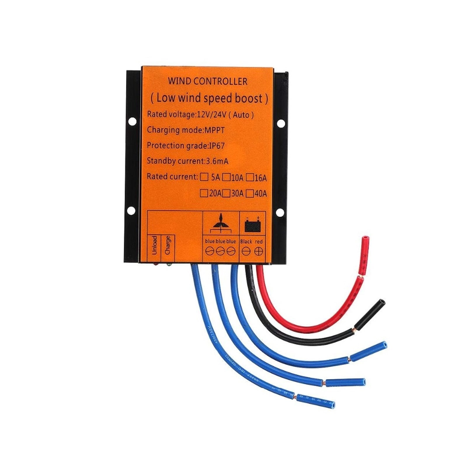 Wind Turbine MPPT Charge Controller 12v 24v AUTO 48V LOW WIND SPEED ...