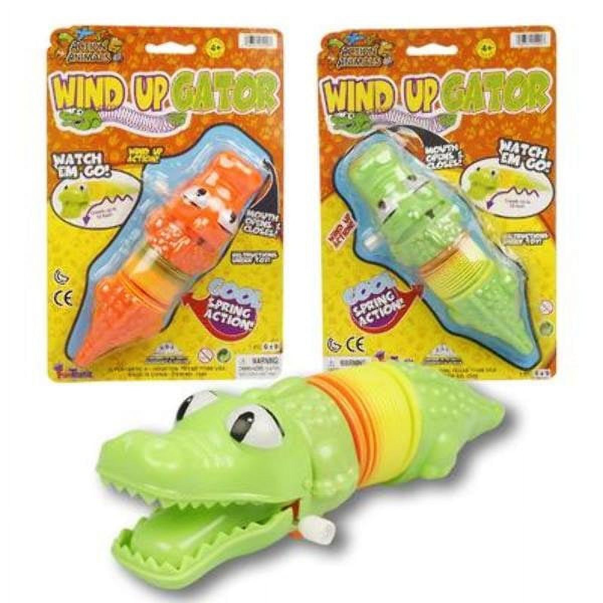 Wind Up Gator Spring Toy (Available in a pack of 24) - Walmart.com