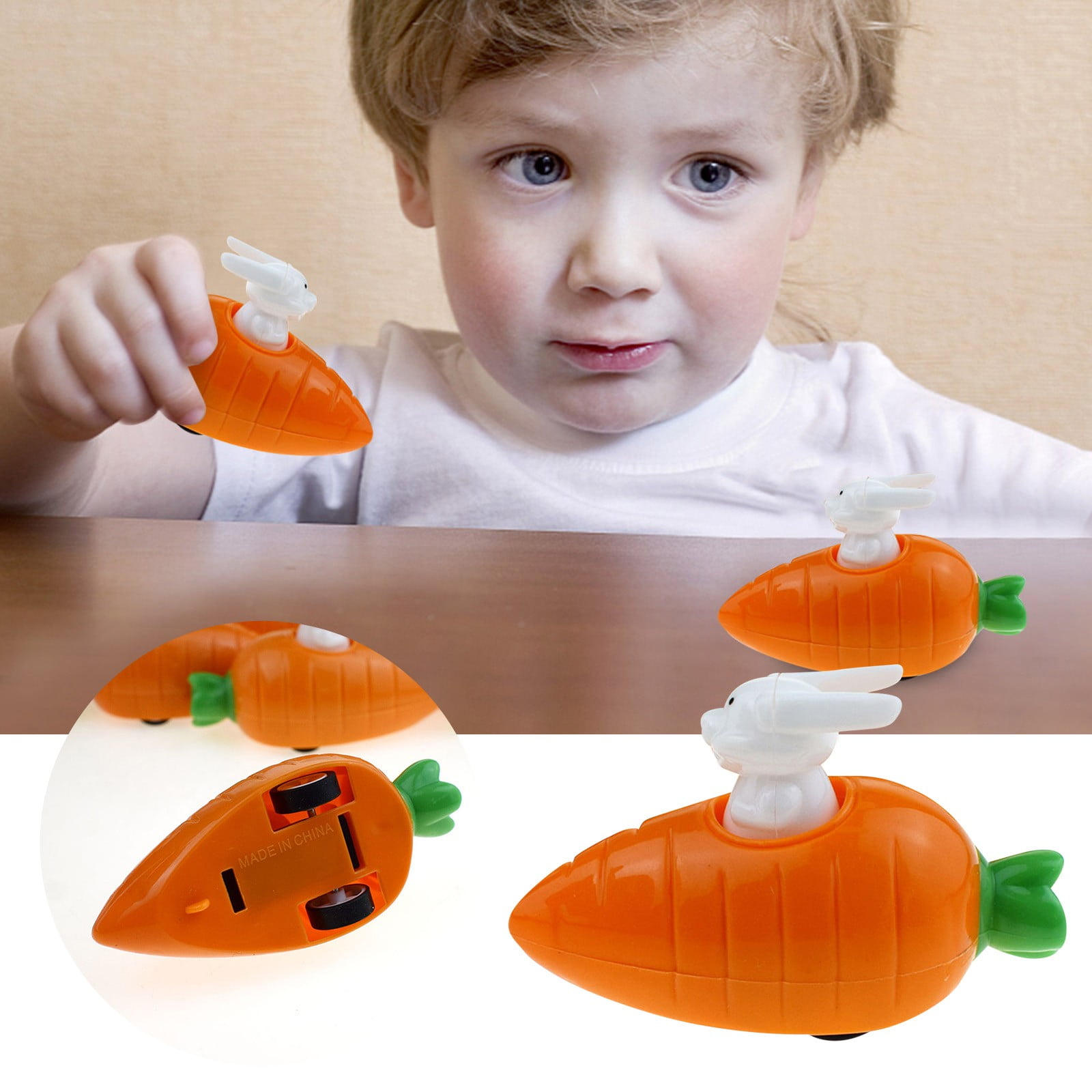 Wind Up Rabbits With Carrot Pull Toy Wind Up Toy Wind Up Car For Kids ...