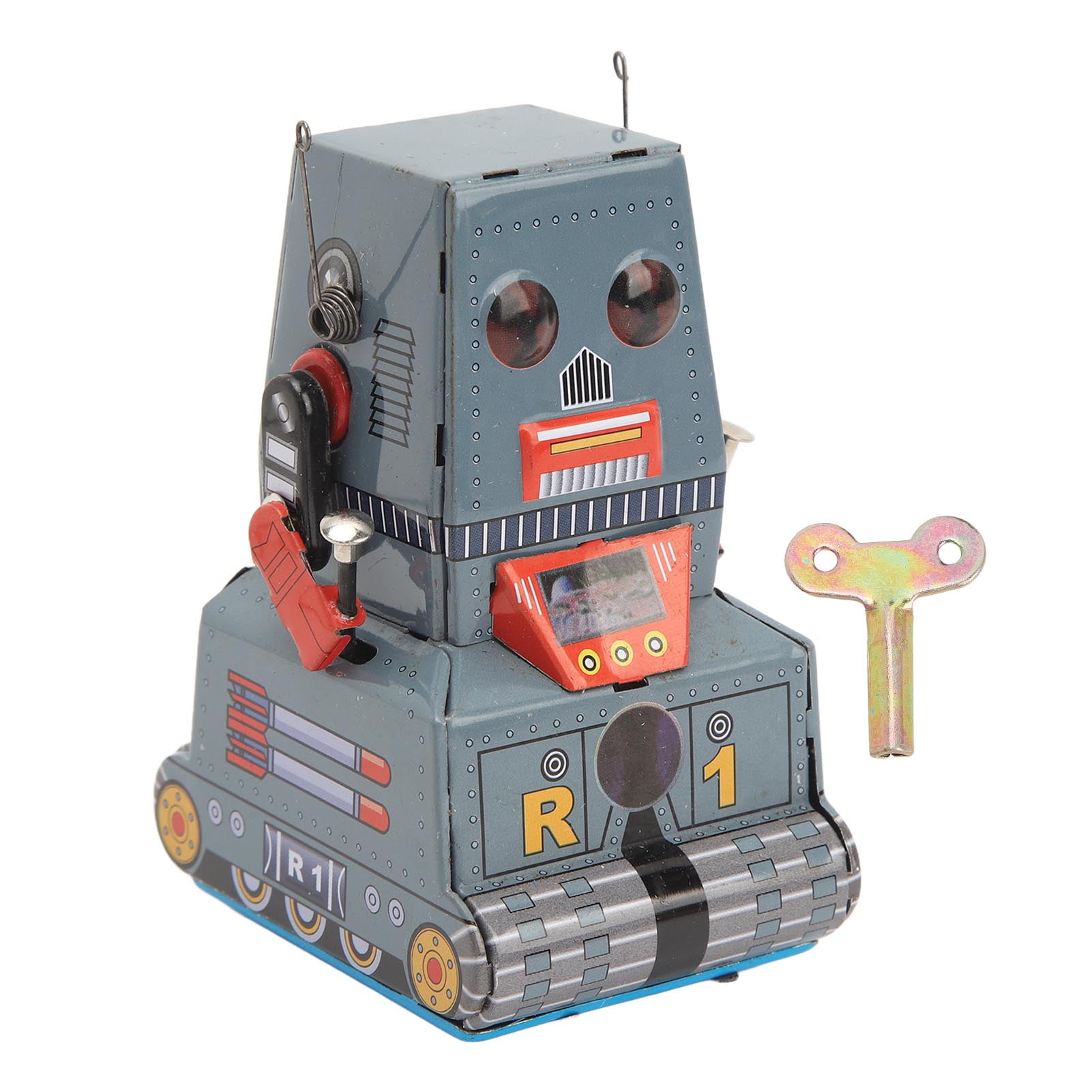 Wind Up Robot Toy Tinplate Classic Retro Clockwork Vintage Toy ...