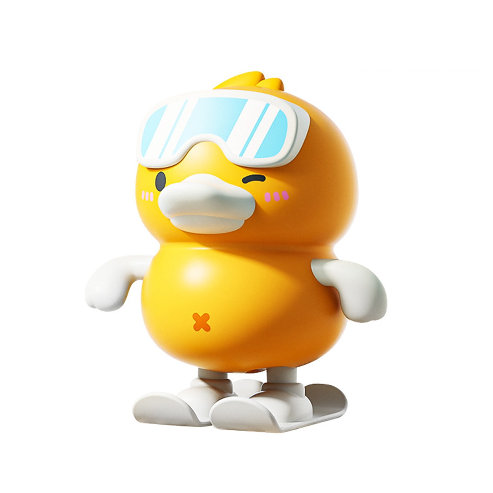AOVUWU Wind-Up Ski Duck, Waddling Jumping Clockwork Toy for Toddlers ...