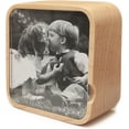 Wind Up Solid Wood Music Box with Photo Frame, for Christmas/Birthday ...