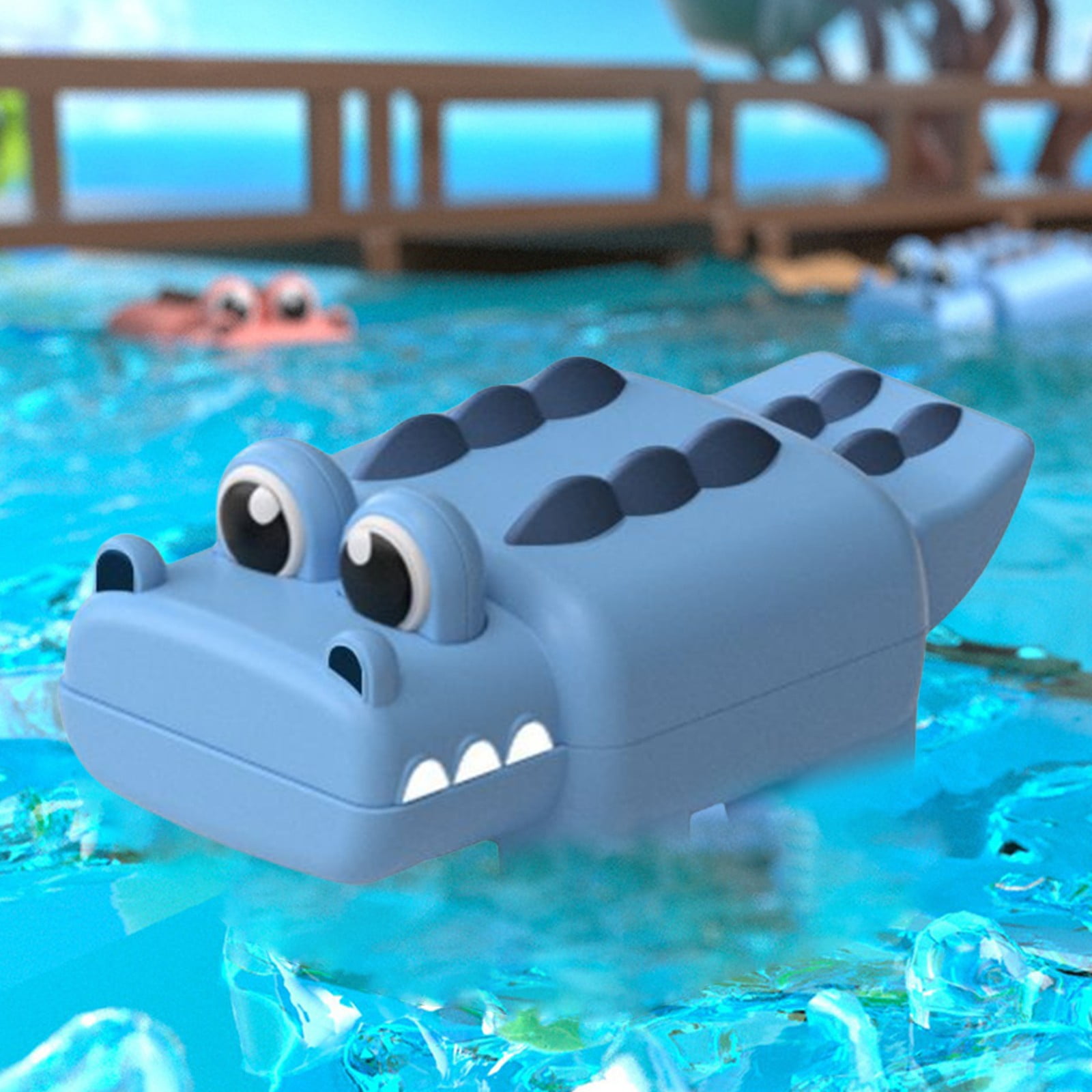 Wind-Up Swimming Toy for Kids - Parent Child Interactive Bath Toy, No ...