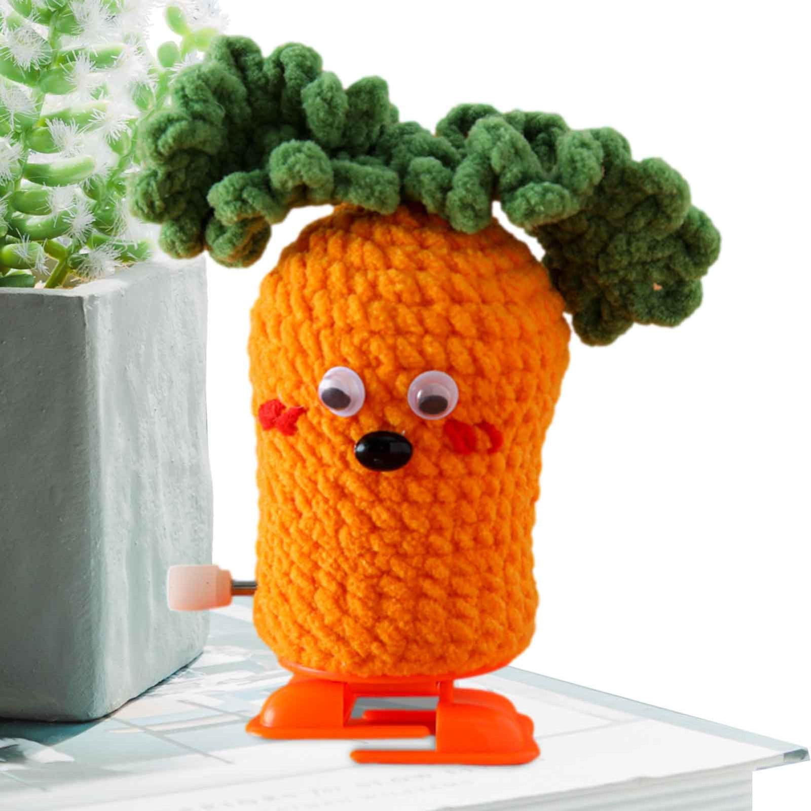 Wind Up Teeth Chomping Chattering Teeth Crochet Doll Cute Yarn Knitted ...