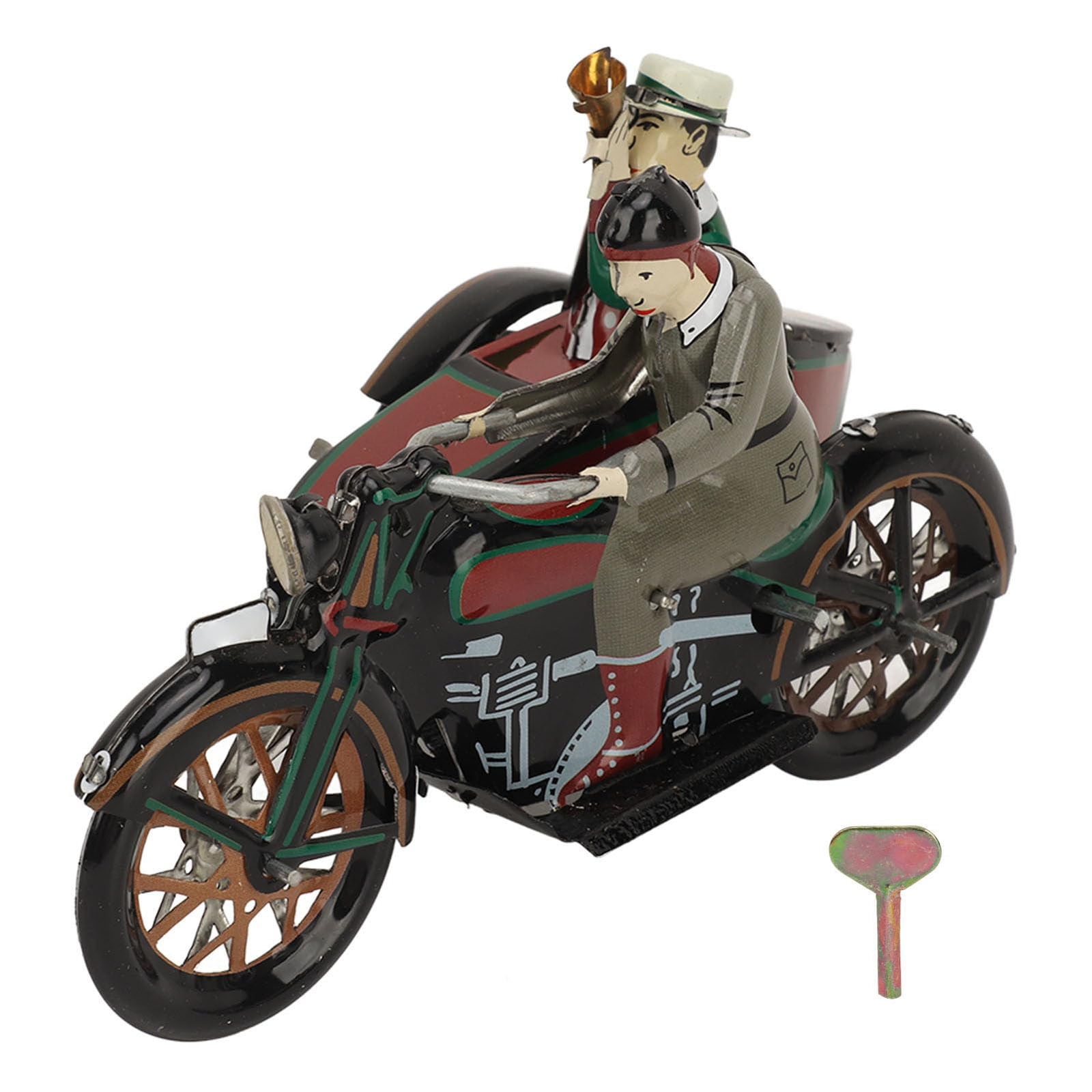 Wind Up Toy 3 Wheeled Motorcycle Clockwork Toy Vintage Collectible for ...