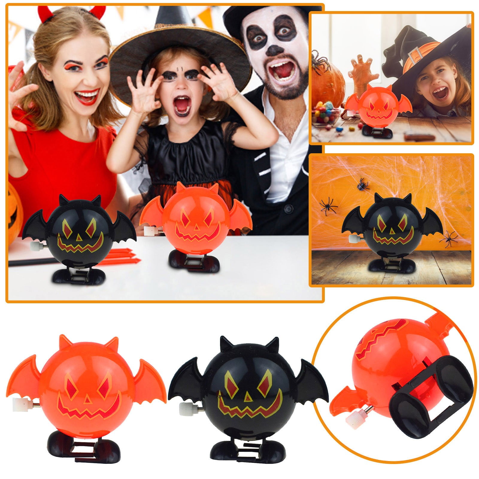 Wind Up Toys Assortment For Kids Novelty Jumping Walking Rotating ...