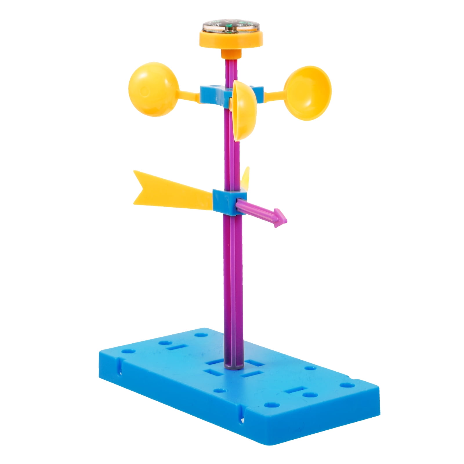 Wind Vane DIY Educational Engineering Experiments Kit Kids Toy Toys Household for Children ...