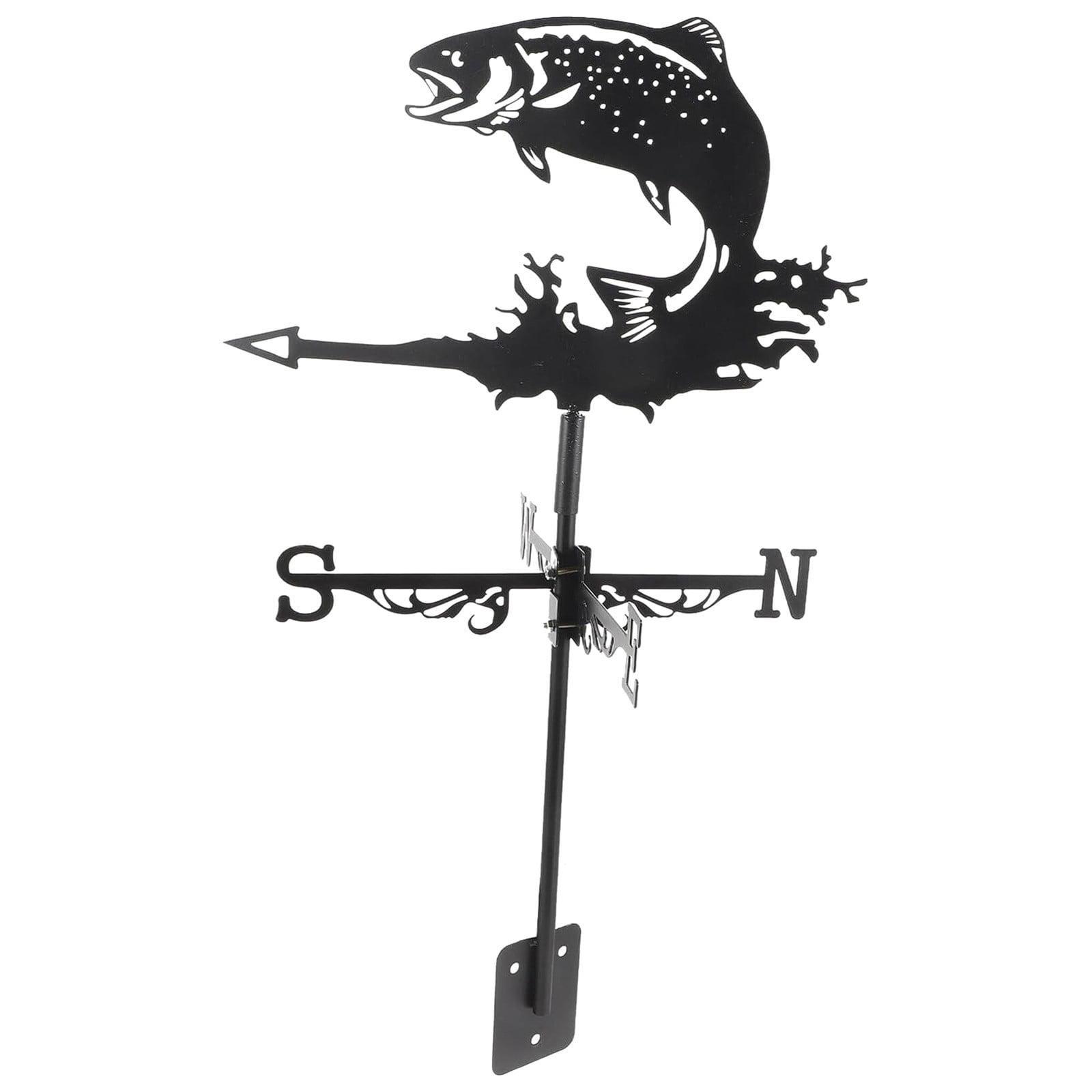 Wind Vane Decoration Rotating Windmill Stainless Steel Spray Paint Roof ...